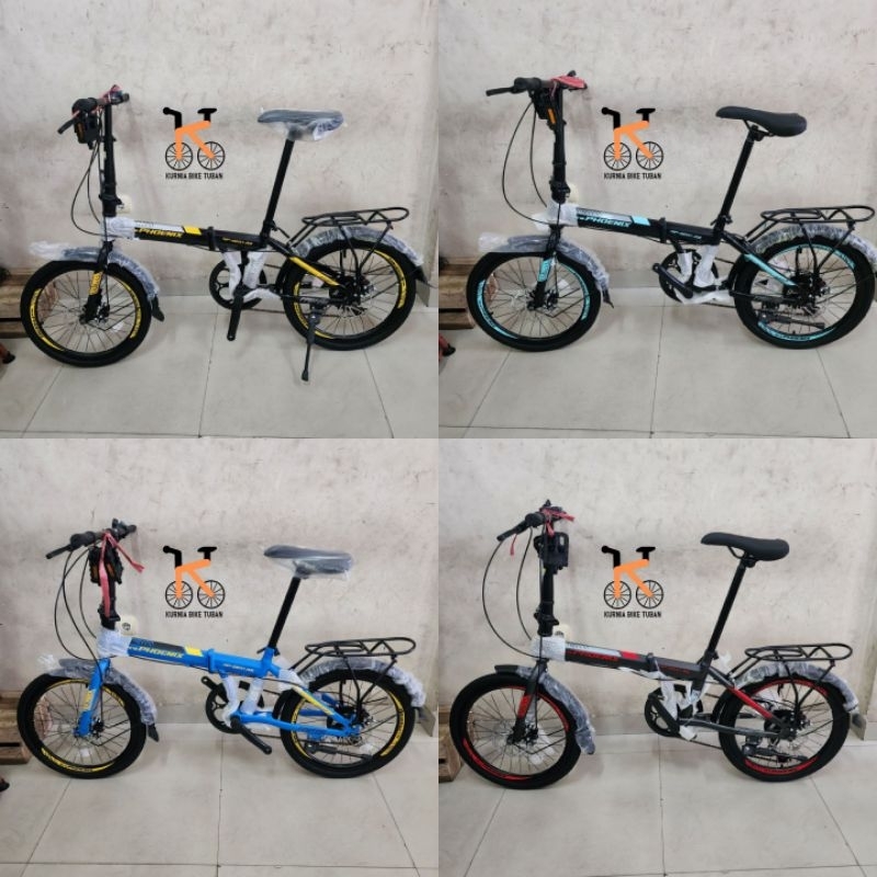 Jual Sepeda Lipat 20 NEW PHOENIX NP 6651 AX Folding Bike | Shopee Indonesia