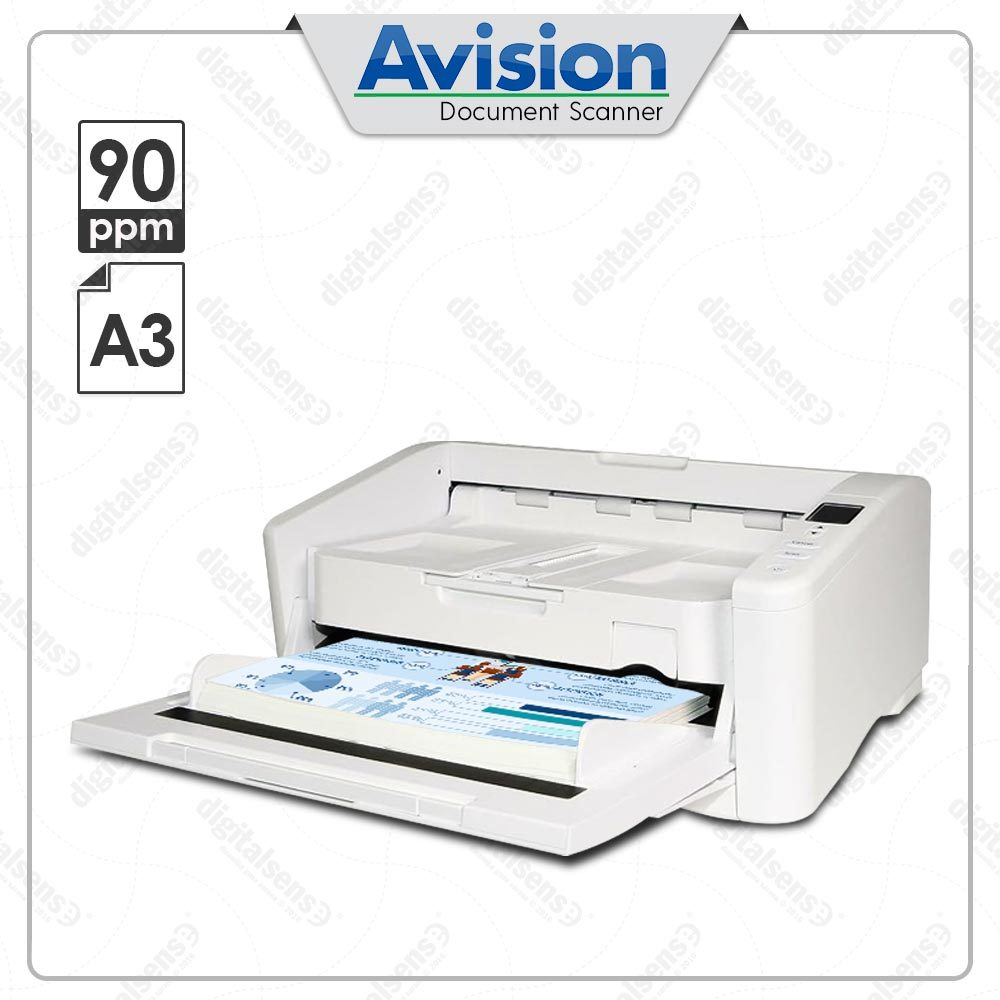 Jual Scanner Avision AD6090 - ADF-A3- Ultrasonic-90 Lembar/menit (Distributor Resmi) | Shopee ...