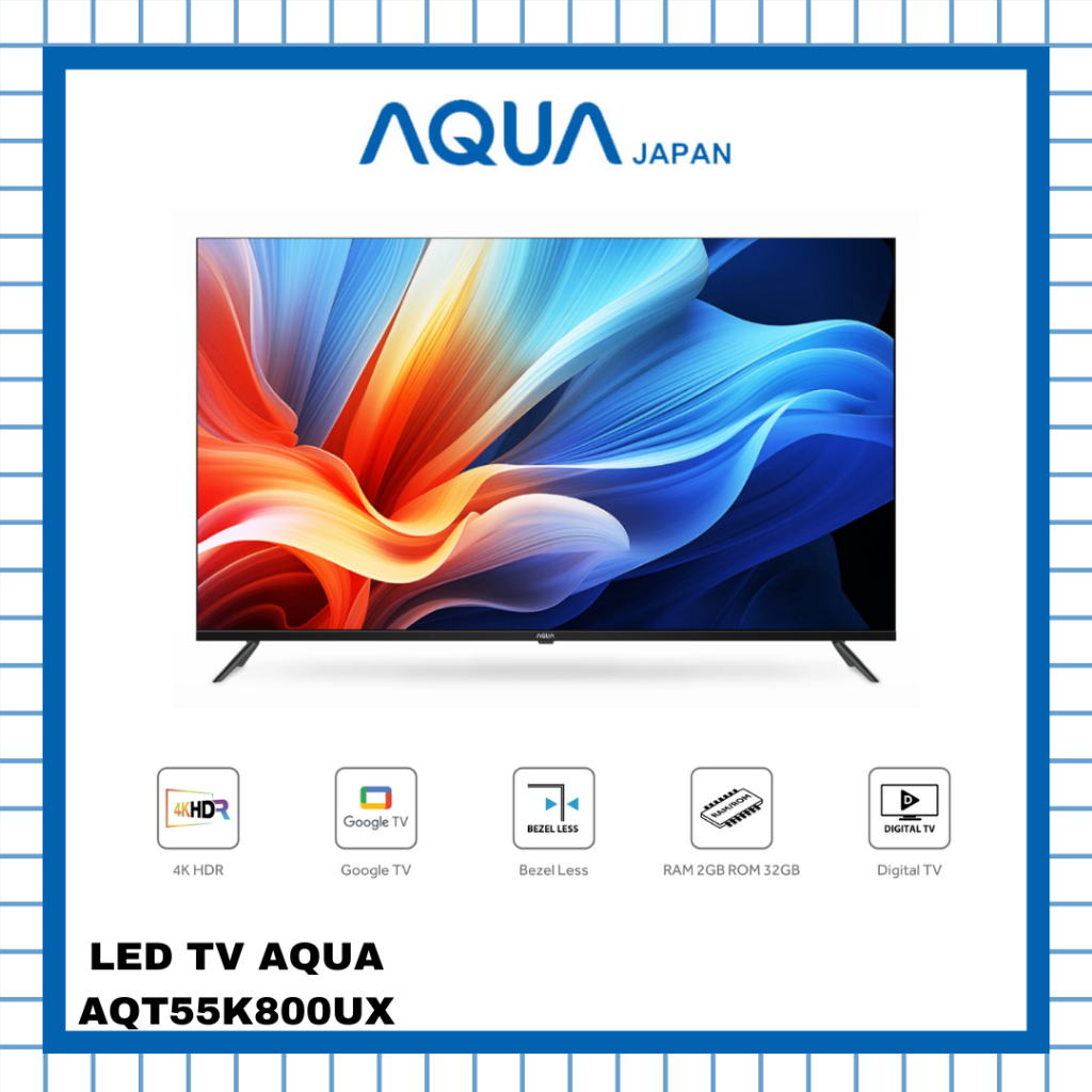 Jual LED TV AQUA AQT55K800UX 55 INCH | Shopee Indonesia