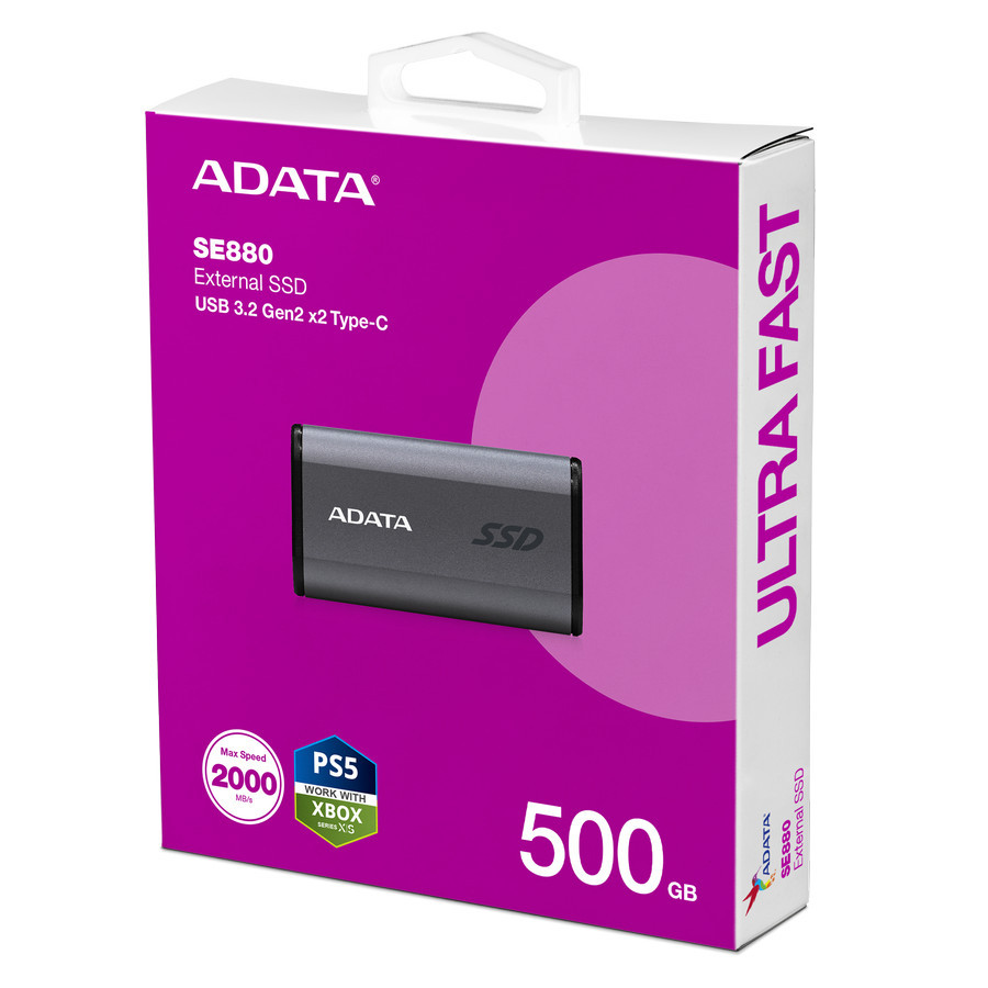 Jual ADATA Elite SE880 External Solid State Drive 500GB 1TB 2TB | Shopee Indonesia