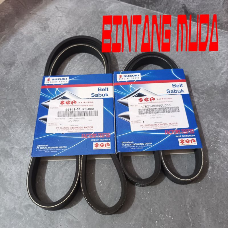 Jual FAN BELT SUZUKI APV ARENA. FAN BELT SET APV ARENA | Shopee Indonesia