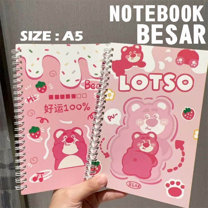 Jual Notebook LOTSO BESAR A5 Buku Catatan LOTSO Ukuran Besar | Shopee ...