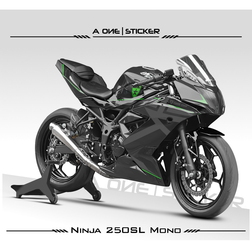 Jual STRIPING NINJA 250SL MONO MOTIF 24 / STICKER / NINJA250RR MONO ...