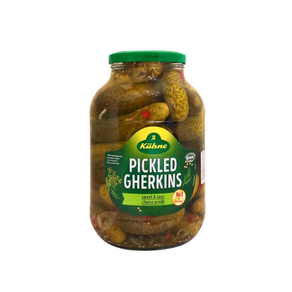 Jual Kuhne Pickled Gherkins 2650ml - Kuhne acar timun 2650ml | Shopee ...