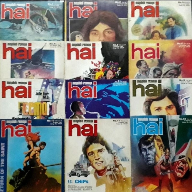 Jual PAKET KOLEKSI 45 MAJALAH REMAJA HAI TAHUN VI/ARSWENDO/GRAMEDIA ...