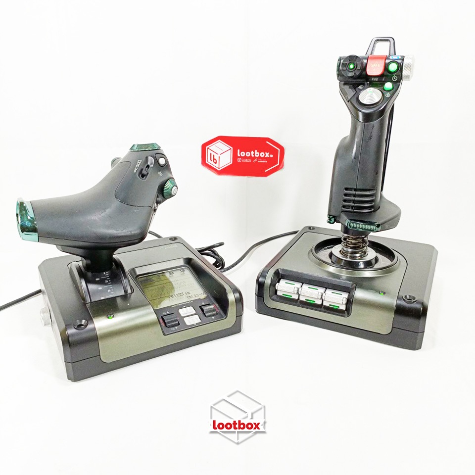 Jual Joystick Flightstick HOTAS Flight Simulator Logitech / Saitek X52 ...