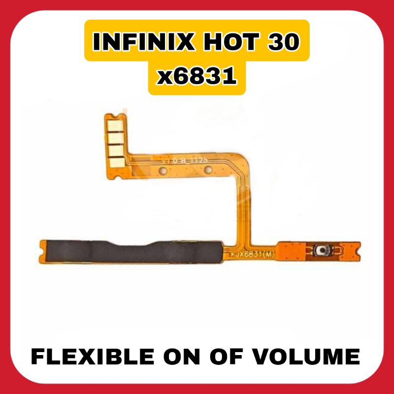 Jual flexible flex on of volume infinix hot 30 x6831 | Shopee Indonesia