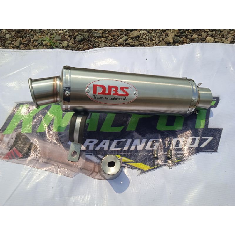 Jual Silencer Knalpot Racing DBS Long Panjang inlet 50/51mm Suara ...
