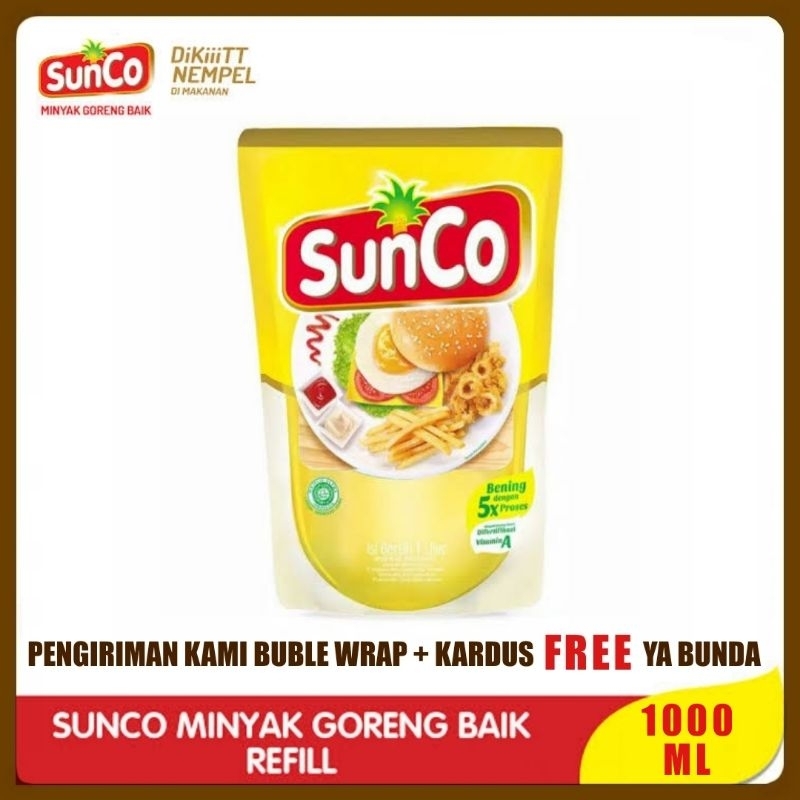 Jual Sunco Minyak Goreng Sunco 1 Liter Refill Pouch | Shopee Indonesia