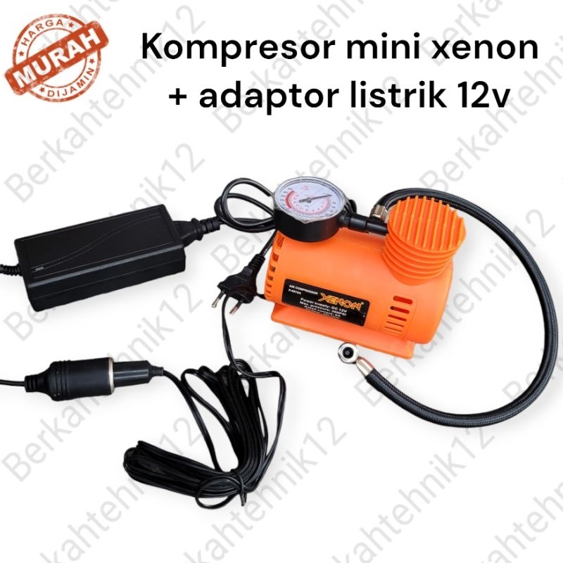 Jual compressor Mini Listrik 300 psi xenon , kompresor mini cat, pompa ...