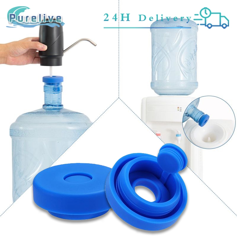 Jual Reusable Gallon Bottle Cap Silikon Water Jug Lid Bottle Water ...