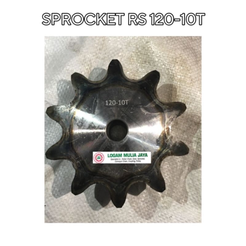Jual ROLLER CHAIN SPROCKET RS 120 SINGLE GIGI 10T SPROCKET RS 120X10T ...
