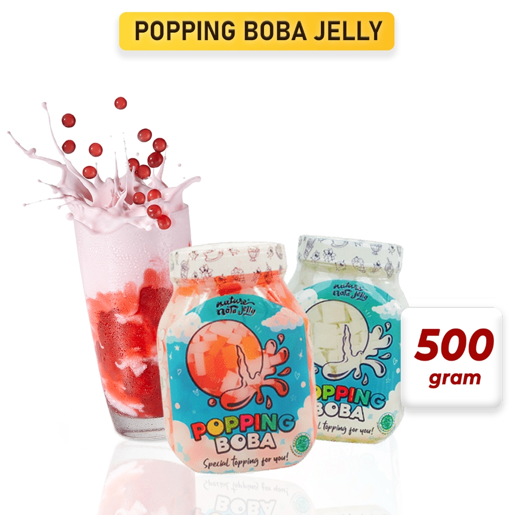 Jual Popping Boba 500 Gram, Topping Minuman Boba Aneka Rasa | Shopee ...