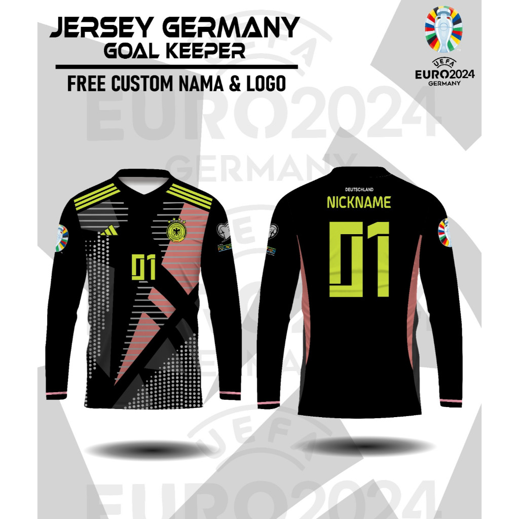 Jual Jersey bola jerman piala eropa 2024 kaos baju timnas jerman lengan panjang | Shopee Indonesia