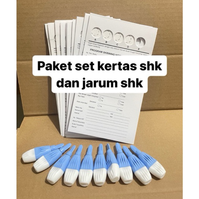 Jual Kertas sharing SHK merek lab care Dan Lancet SHK isi 10 | Shopee ...