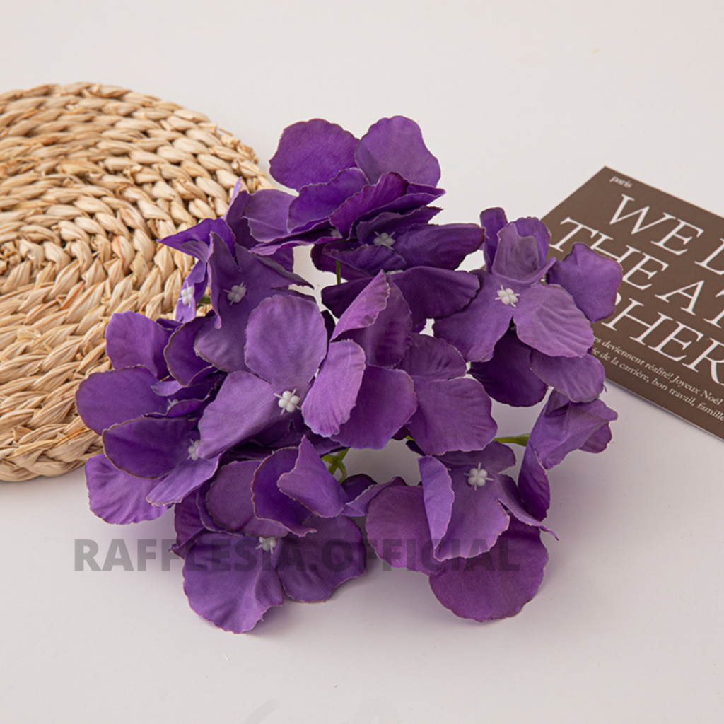 Jual Bunga Hydrangeas Bouquet Bunga Palsu Tanaman Dekorasi Rumah Sutra ...