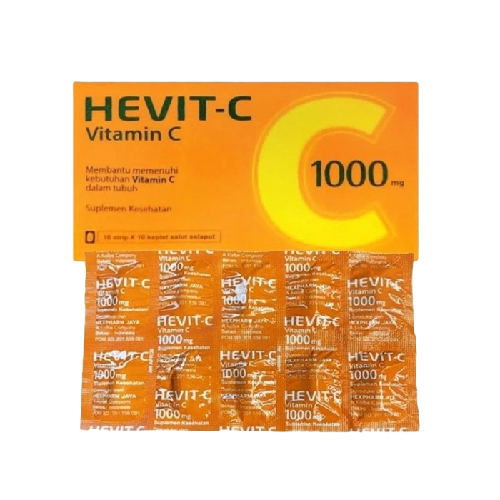 Jual HEVIT-C HEVIT C VITAMIN C 1000 MG 10 TABLET SUPLEMEN MEMENUHI ...