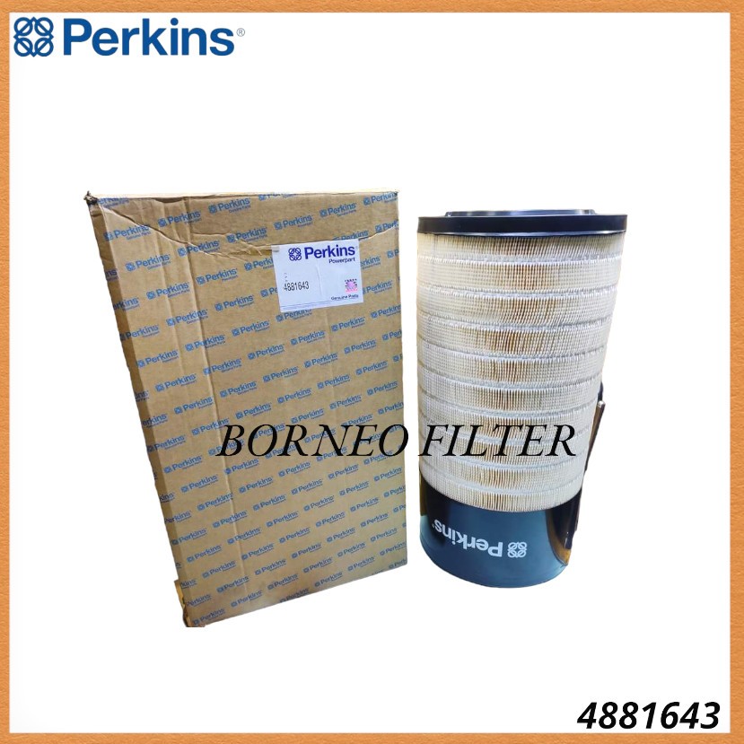 Jual 4881643 Perkins Genuine Outer Air Filter Udara P627763 AF27773 ...