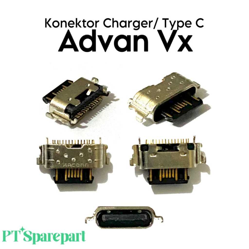 Jual Konektor Charger Only Tipe C Advan VX - Connector Cas Charge Casan ...