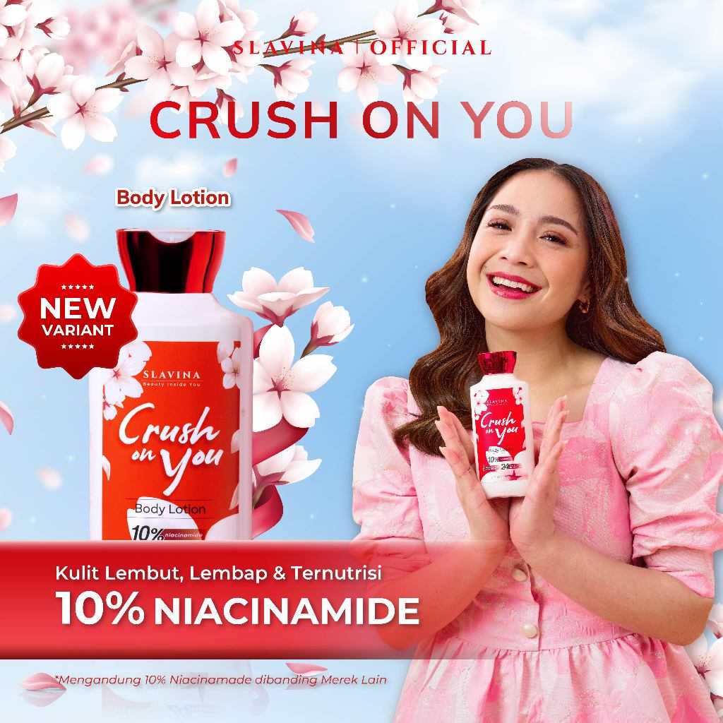 Jual SLAVINA Body Lotion Crush On You by Nagita Slavina Mosturizer Hand Body Lotion Dengan ...
