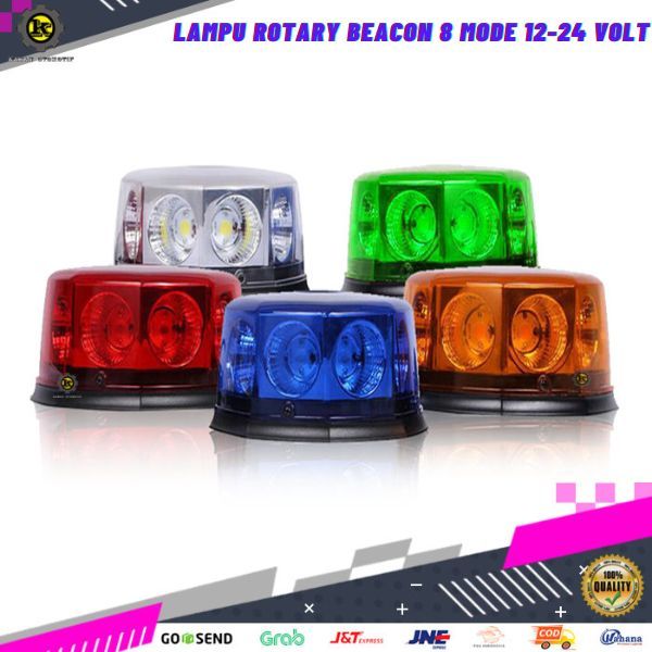 Jual Lampu Rotari Rotary 24 Volt 12 Volt Flash Blitz Lampu Tanda Bahaya ...