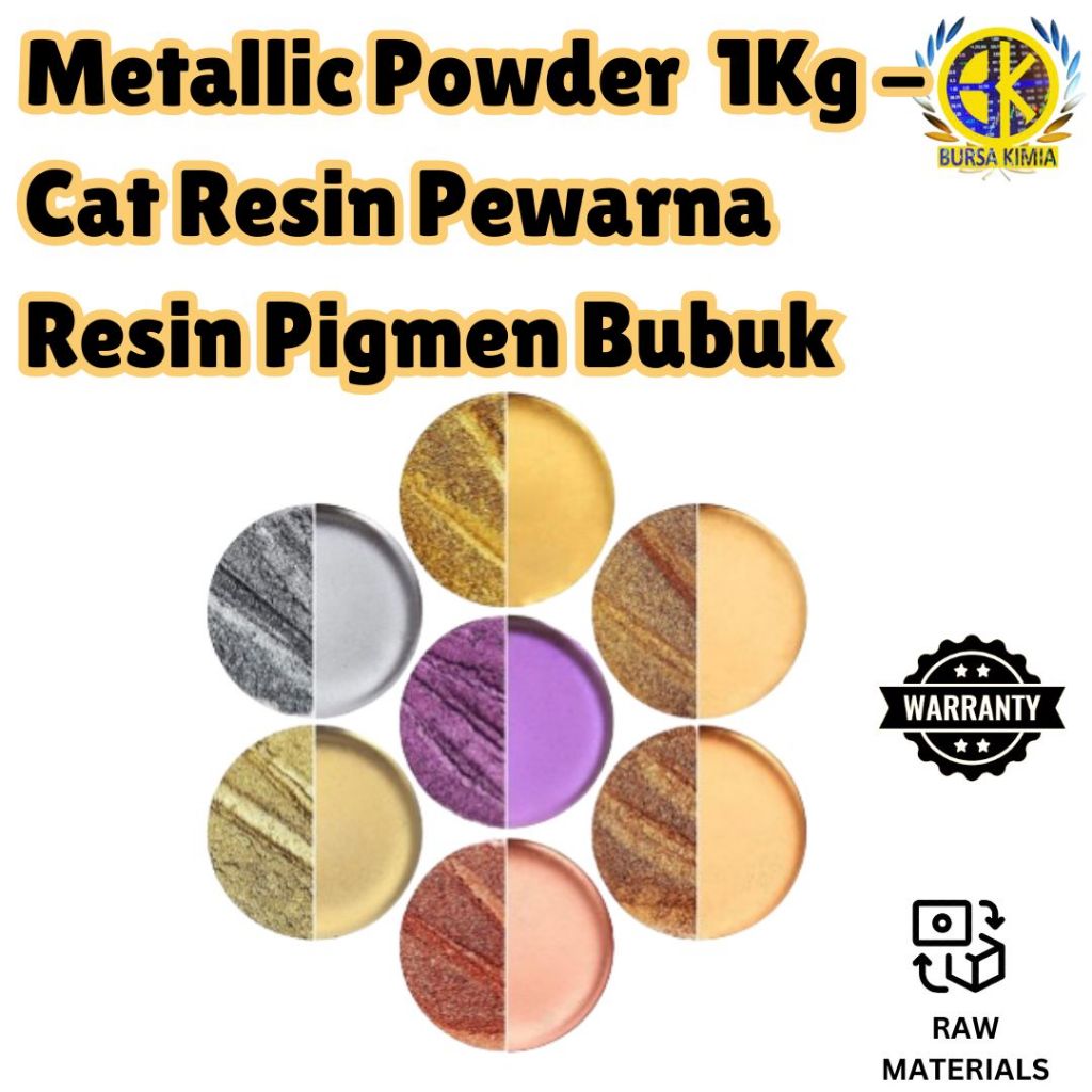 Jual Metallic Powder 1 Kg - Cat Resin Pewarna Resin Pigmen Bubuk ...