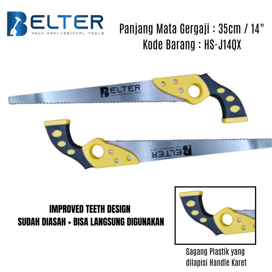 Jual Gergaji Kayu Lancip 14" inch Gergaji Triplek Serbaguna Tajam Camel | Shopee Indonesia