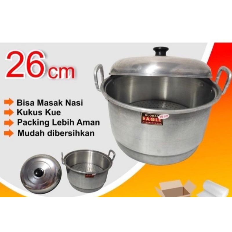 Jual DANDANG NASI EAGLE KUKUSAN NASI EAGLE LANGSENG EAGLE NO 26 CM ...
