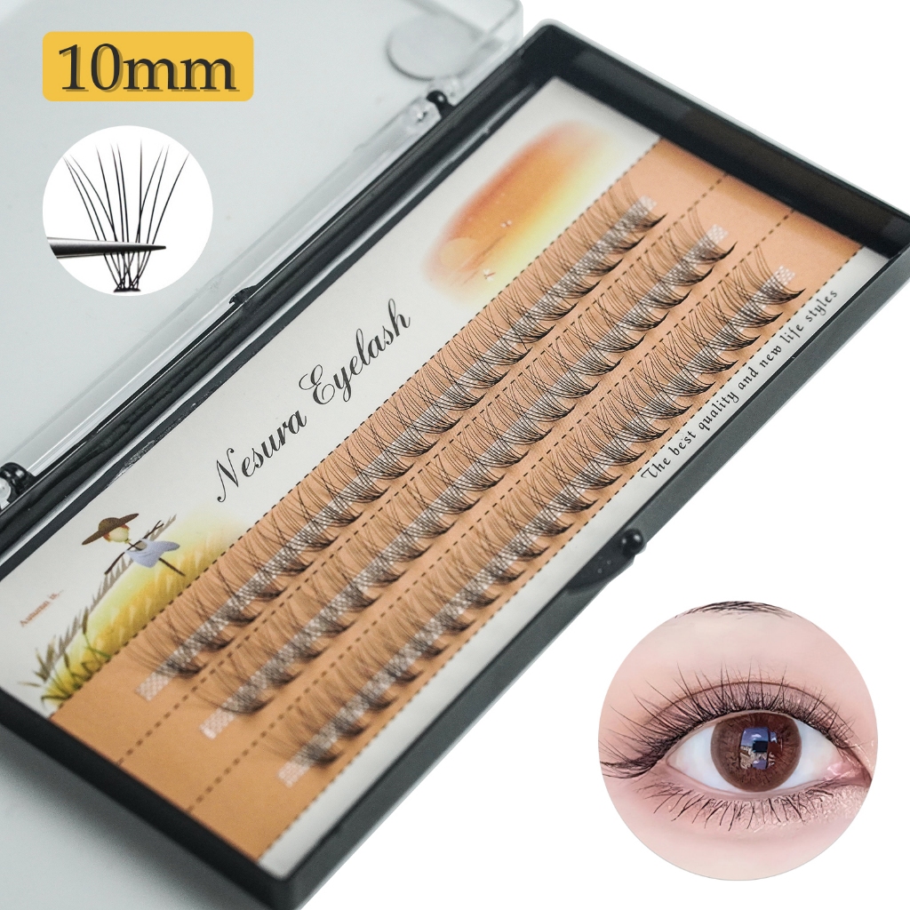 Jual Ekstensi Bulu Mata Palsu KNOT 10P 8MM 10MM 11MM 12MM 13MM 14MM untuk Tampilan Korea Style ...