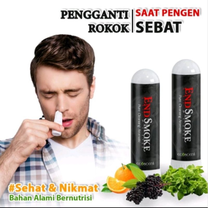 Jual ENDSMOKE lnhaler HERBAL AROMATIC ALAMI UNTUK BERHENTI MEROKOK ...