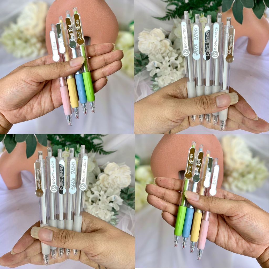 Jual (CUSTOM 2 ) CUSTOM NAMA pembelian beda-beda nama pulpen pulpen ...