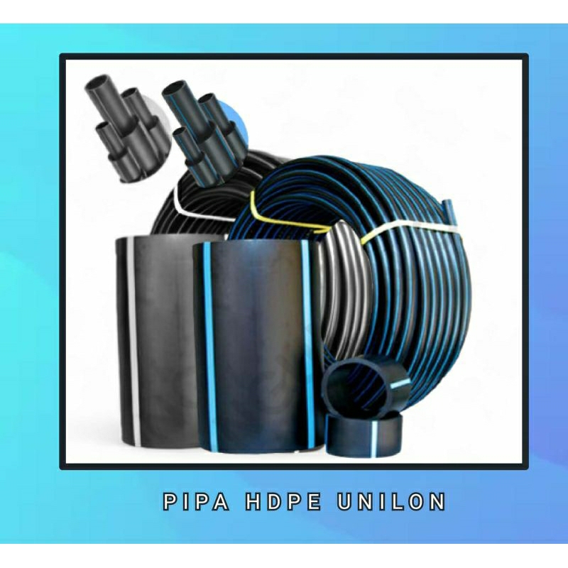 Jual Selang pipa hdpe unilon 1/2inch (PN-12,5) atau diameter 20mm panjang 200meter pipa hdpe ...