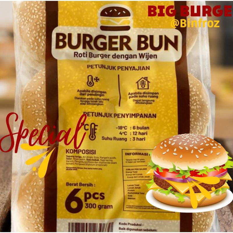 Jual ROTI BURGER BUN ISI 6s | Shopee Indonesia