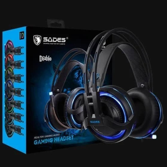 Jual SADES Diablo Headset dan Mouse SADES Gunblade | Shopee Indonesia