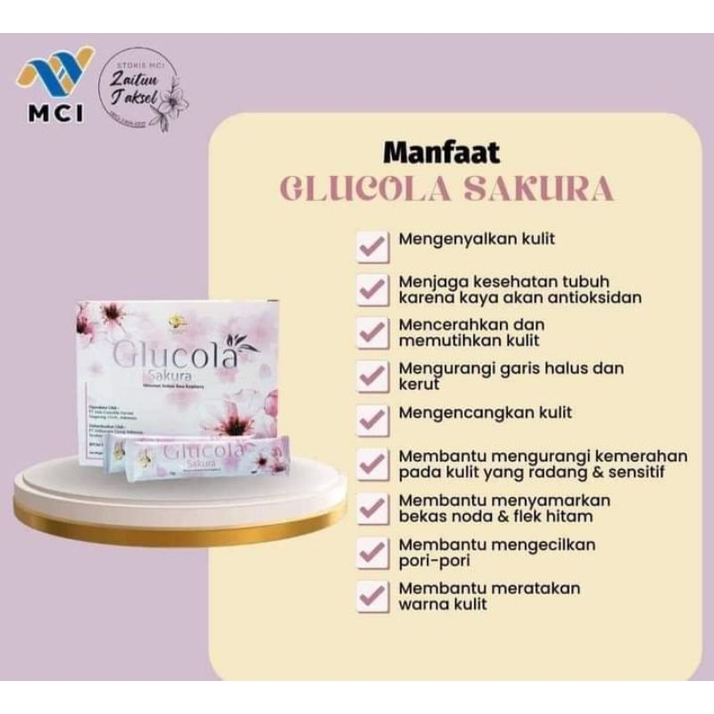 Jual GLUCOLA SAKURA Original(Ed 2026) | Shopee Indonesia