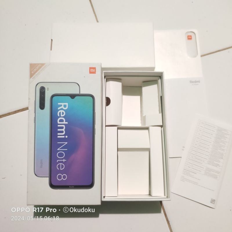 Jual Dus Box Xiaomi Redmi Note 8 Original Copotan | Shopee Indonesia