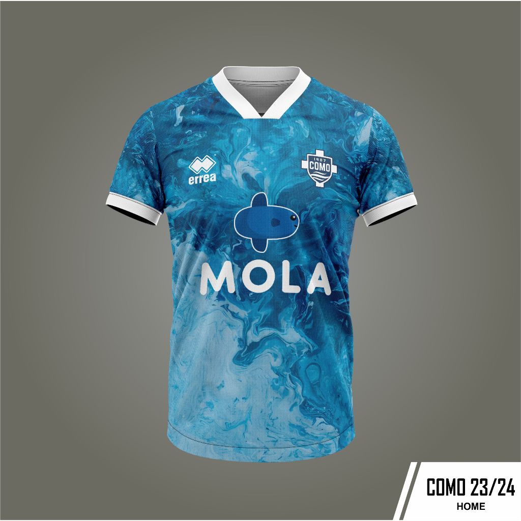 Jual COMO 1907 REPLICA HOME JERSEY 2023/2024 | Shopee Indonesia