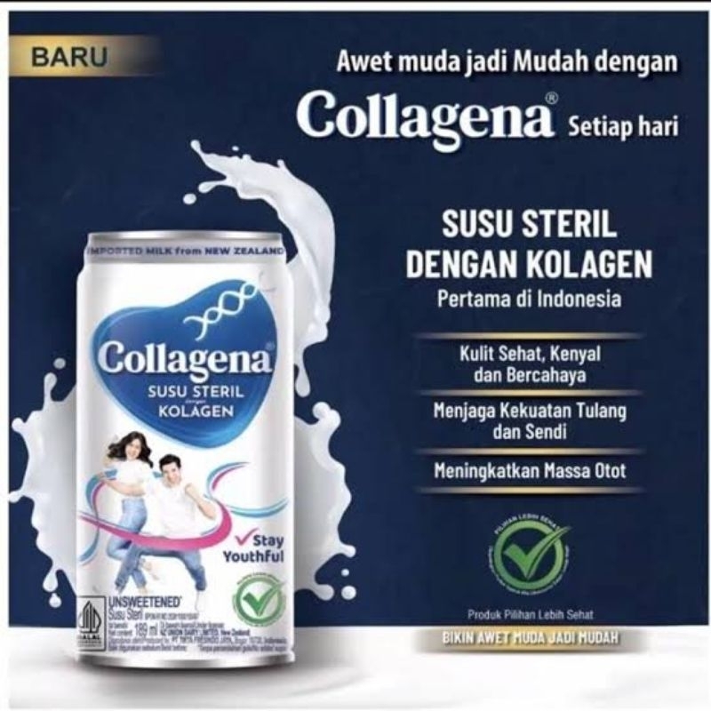 Jual Collagena susu steril kolagen 189ml | Shopee Indonesia