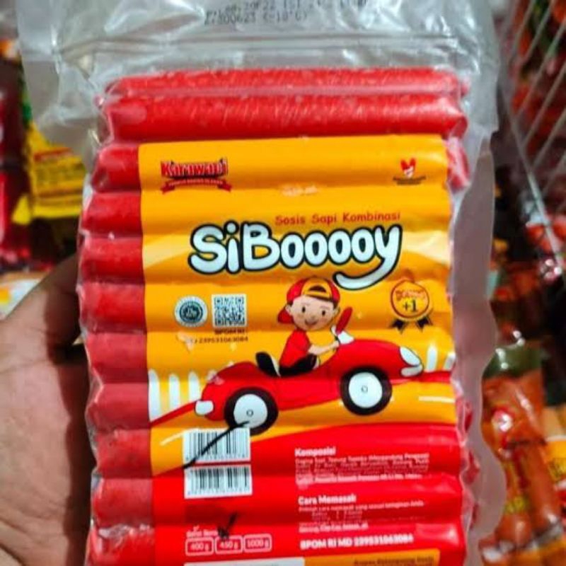 Jual SiBooy Sosis Sapi Merah isi 25 Biji | Shopee Indonesia