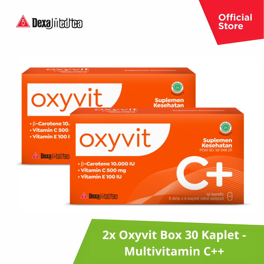 Jual Oxyvit Multivitamin C++ 30 Kaplet - Twin Pack | Shopee Indonesia