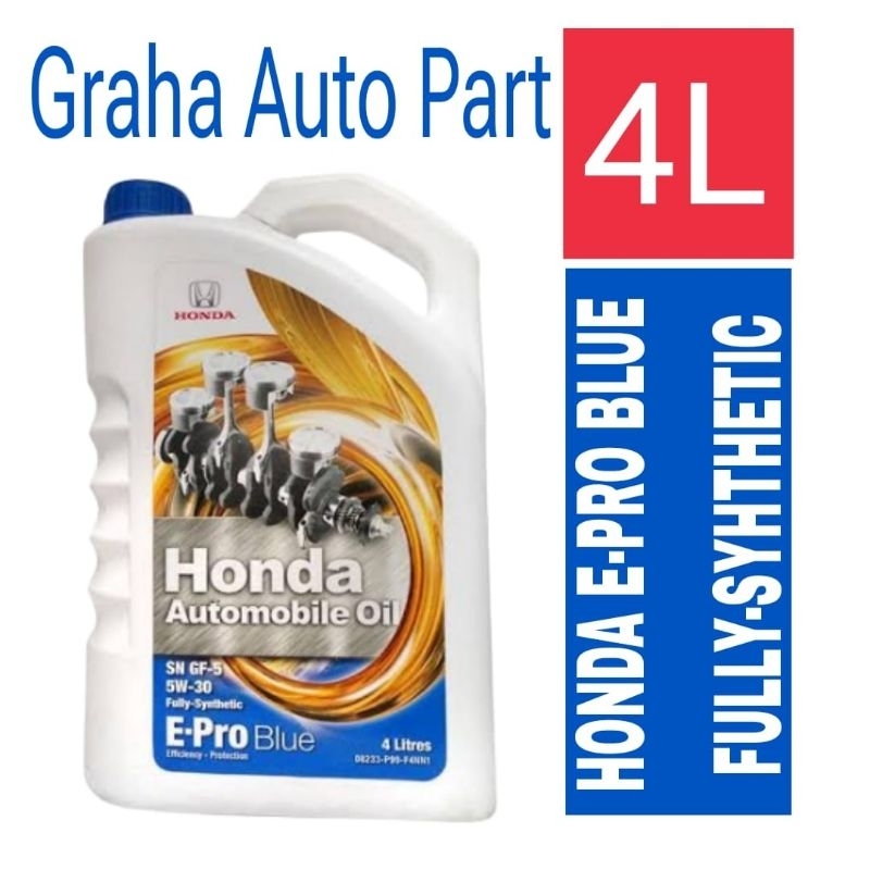 Jual Oli Mesin Mobil Honda E-Pro Blue 5W-30 (4L) | Shopee Indonesia