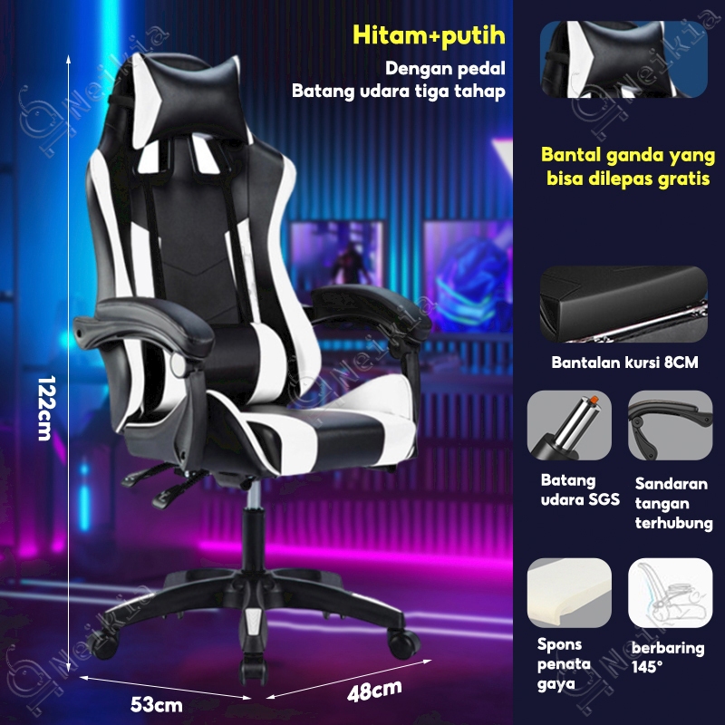 Jual Kursi Gaming Gaming Chair Kursi Video Game Kursi Santai Kursi Gamers Kursi Gamer Kursi ...