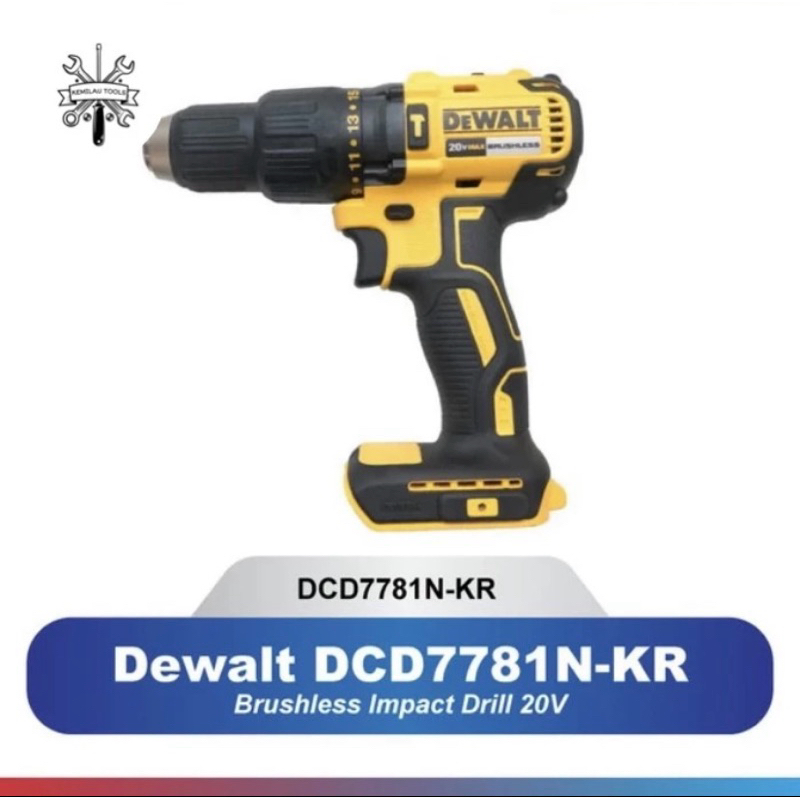 Jual Mesin Bor Cordless Hammer Drill 20V DEWALT DCD7781D2 Brushless ...