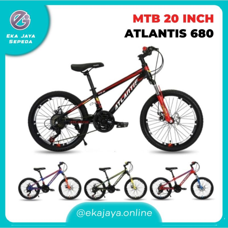 Jual Sepeda Gunung MTB 20 Inch Atlantis 680 | Shopee Indonesia