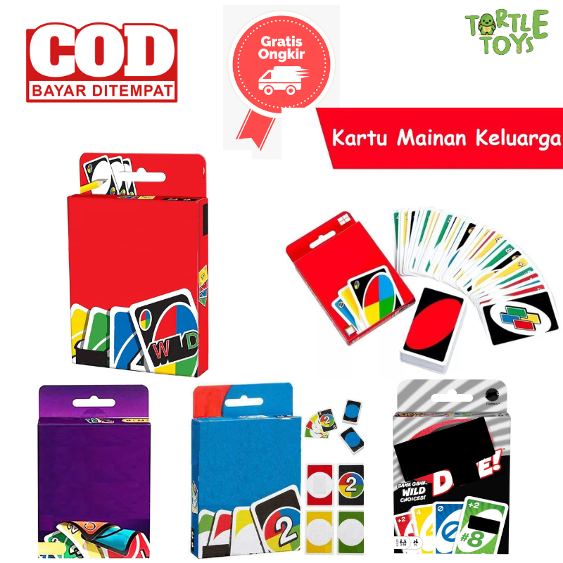 Jual Mainan Anak Family Card Kartu Warna Wild Card / Mainan Kartu ...