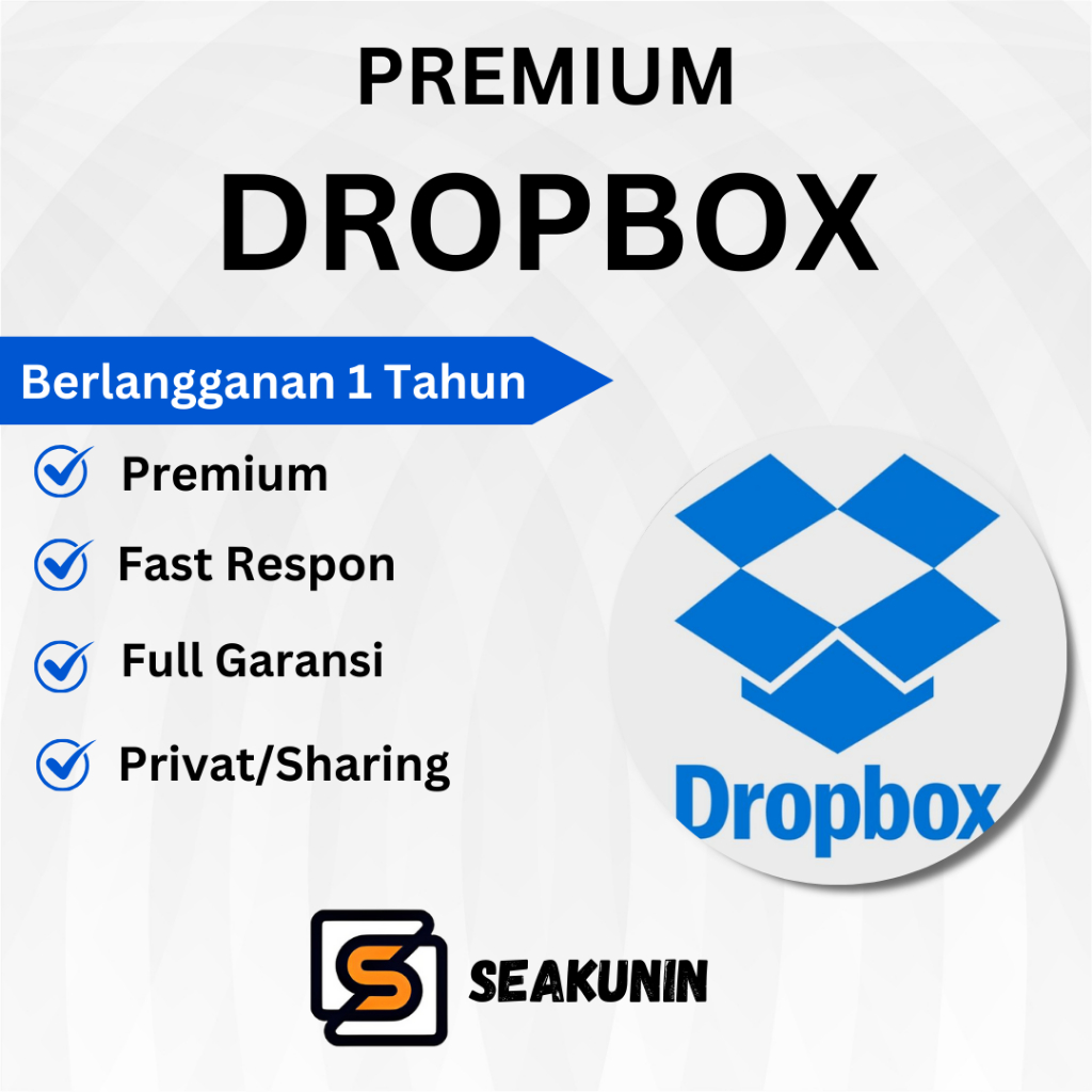 Jual Dropbox Upgrade 5TB Bergaransi 1 Tahun (Mail Bebas Request ...
