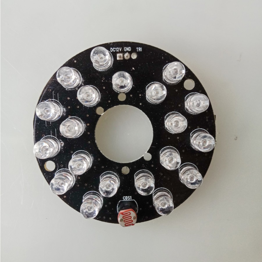 Jual Lampu Infrared 20 LED ex CCTV / Lampu Led Infra merah IR06 ...