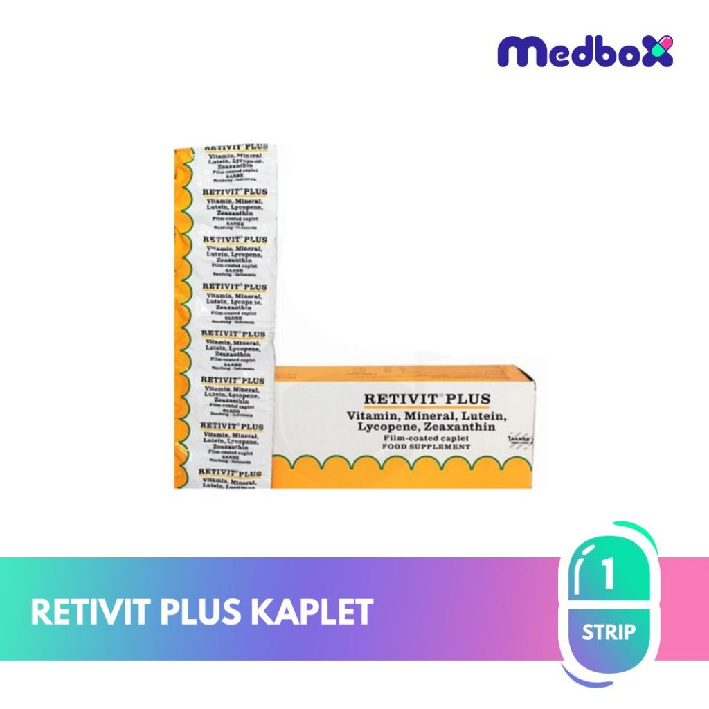 Jual Retivit Plus Strip 10 Kaplet | Shopee Indonesia