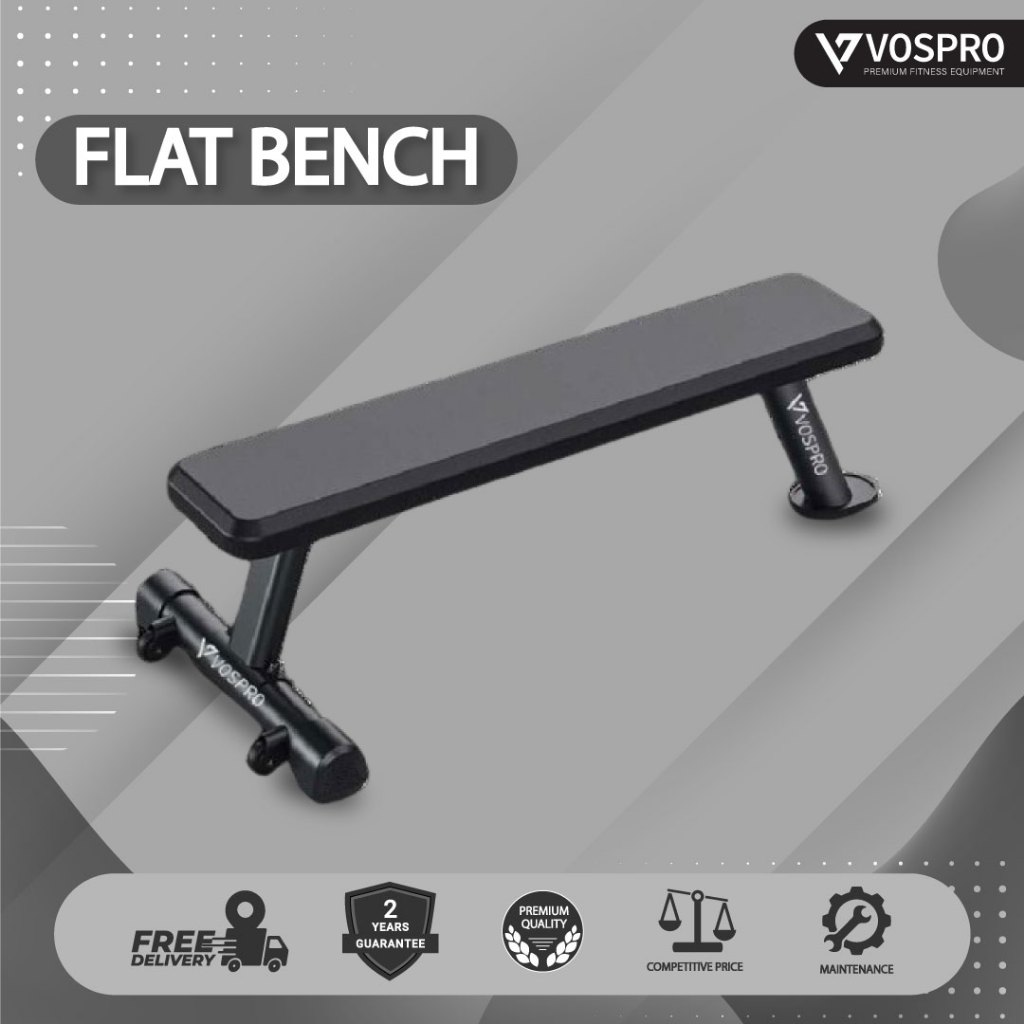 Jual VOSPRO Flat Bench / Luxury Commercial / Bangku Bench | Shopee ...