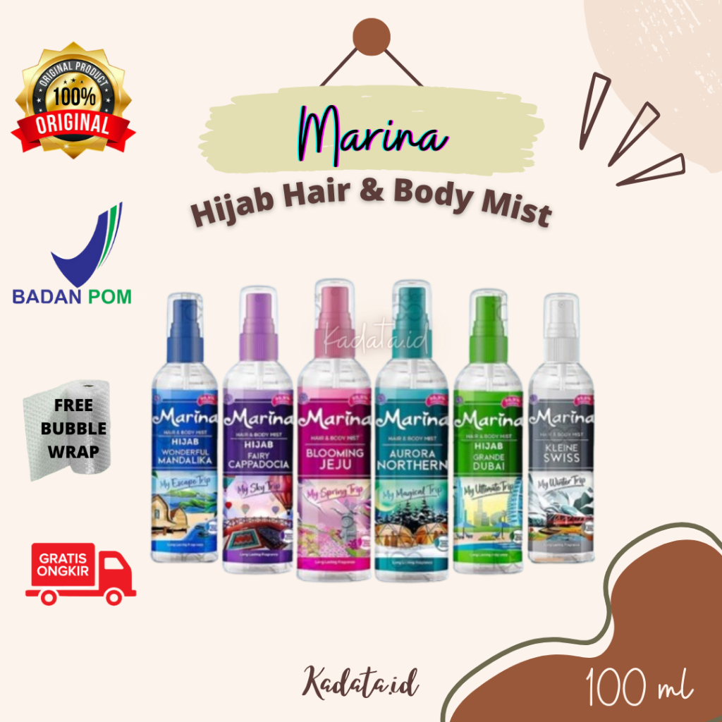 Jual MARINA HAIR AND BODY MIST | PARFUM MARINA 100 ML | Shopee Indonesia